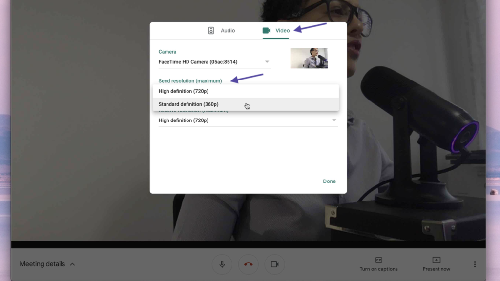 Google Meet - Camera not Working » saperis