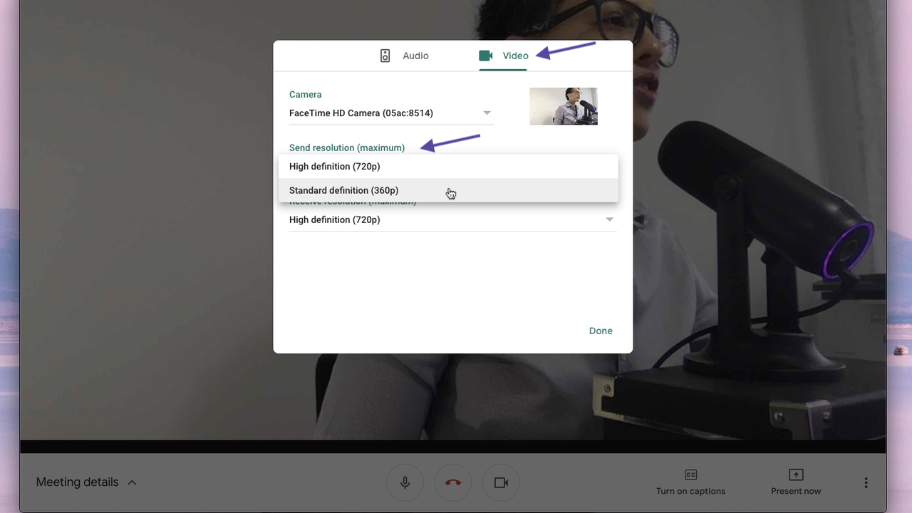 Google Meet - Camera not Working » saperis